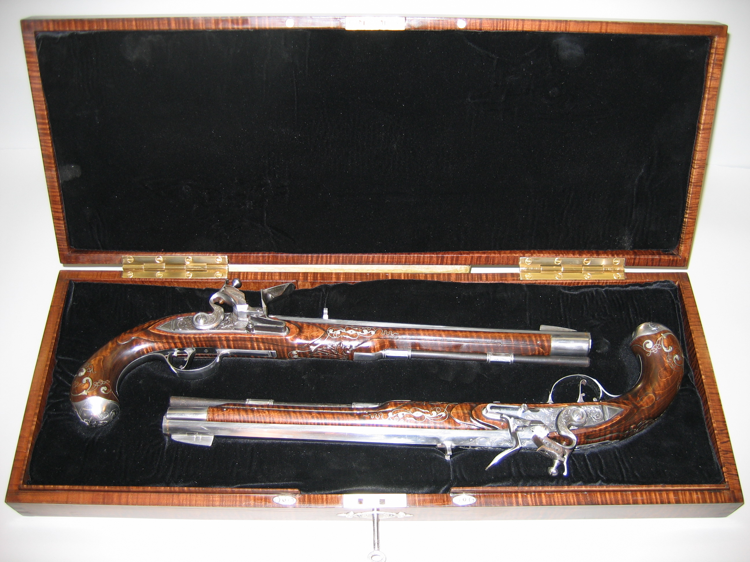 Cased Pair of Pistols (Project 18) – David Price Flintlocks